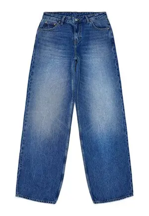 DR. DENIM Hill Low Relaxed Stream Mid Fade - Blue