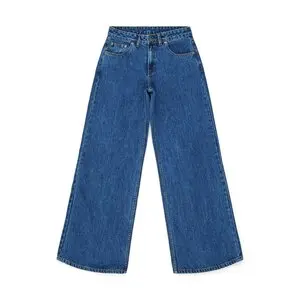 DR. DENIM Rhue Low Wide Haze Mid Retro - Blue