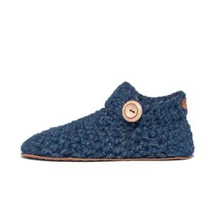 KINGDOM OF WOW Comfortable Ankle Boot Wool Slippers For & In Midnight