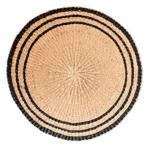 Likhâ Neutrals Large Natural & Wall Baskets - Black