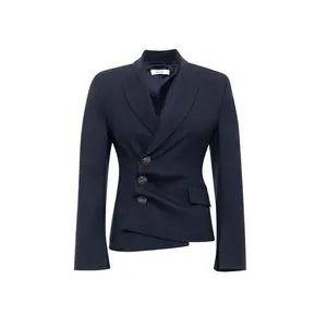 Sélone Maren Asymmetric Tailored Blazer - Blue