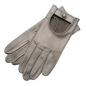 1861 GLOVE MANUFACTORY Nappa Leather Driving Gloves - Grey
