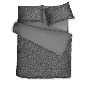 DECOFLUX HOME Sateen Bed Linen Set Jaquard - Grey