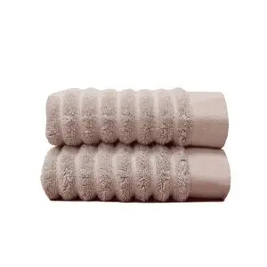 Misona Organic Cotton Hand Towel Set Light Grey - Silver
