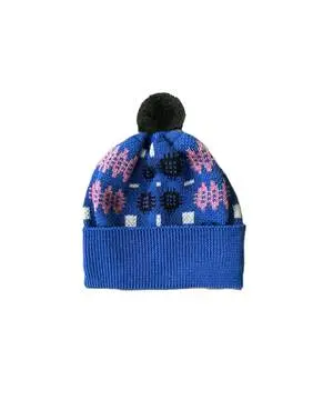 MABLI Carthen Pom Beanie Klein / Rhosyn - Blue