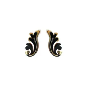 GISSA BICALHO Earring Rosebush - Black