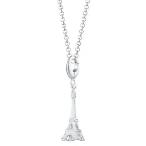 LILY CHARMED Sterling Eiffel Tower Charm Necklace - Silver