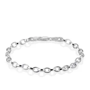 CARTOGRAPHY Loops N Boops Oval Link Bracelet In Sterling - Silver