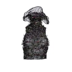 SARAH REGENSBURGER Goddess Summer Top Multicolor - Black