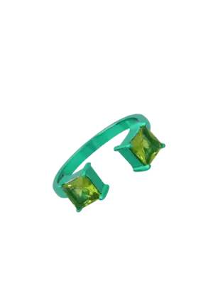 LAVANI JEWELS Togusa Ring - Green