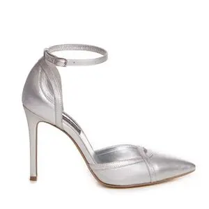 THE 5TH ELEMENT Ashanti Pumps In Leather - Silver