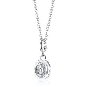 LILY CHARMED Sterling Thirtieth Birthday Charm Necklace - Silver