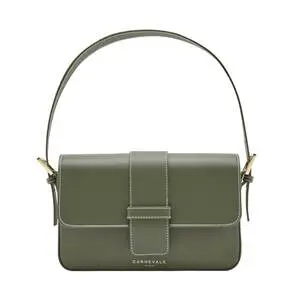 CARNEVALE Dalia Army Baguette Bag - Green