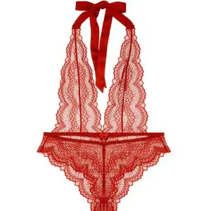 JOURNELLE Natalia Bodysuit Scarlet - Red