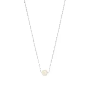 ESTERAH Essie Pearl Necklace - Silver