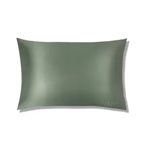6FIFTYTWO® Neutrals Pure Mulberry Silk Pillowcase Sage - Green