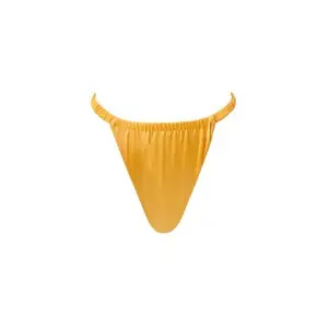 DECOLET THE LABEL Sofia Bikini Bottoms In Sunset - Yellow