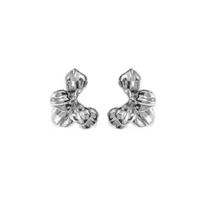 MICKEY'S GIRL Moon Bloom Waterproof Earrings - Silver