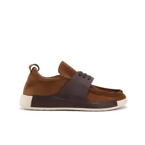 ILVI Modric Saddle Suede Leather Oxford - Brown