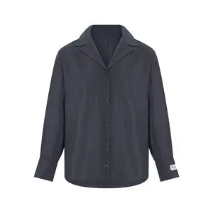 THISISU COLLECTION Lyla Shirt Navy - Blue