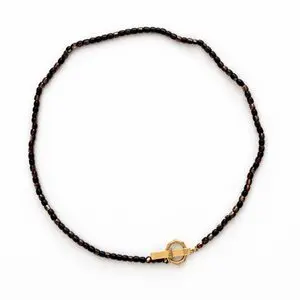 ECCE ARTISAN DIAMONDS 14k Solid Gold Diamond Necklace - Brown