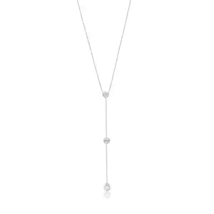 SHYMI Fancy Shape Lariat - Silver