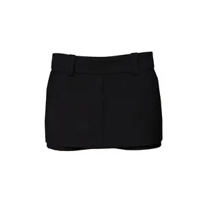 VESTIAIRE D'UN OISEAU LIBRE Wool Skort - Black