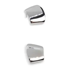 EVERY WAVE Reflect Mirror Effect Statet Earrings - Silver
