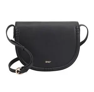 PAUL COSTELLOE Saima Leather Crossbody Bag Jet
