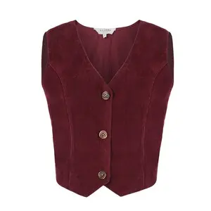 RAISHMA Milan Burgundy Waistcoat