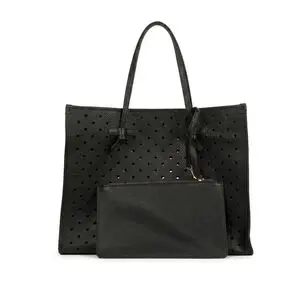 HAMEL ATELIER Mallorca Leather Tote Bag - Black