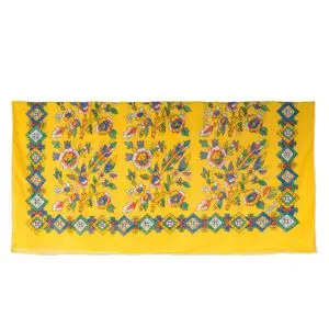 SPRINGMOONATELIER Yellow Floral Scarf - Orange