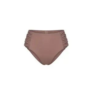 VERONI SWIM Neutrals Naomi High-waist Bottoms - Brown