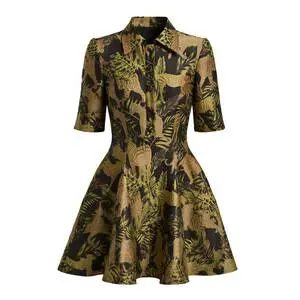 PSYCHEDELIC OVERDOSE Bamboo Dress - Green/black