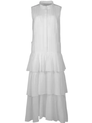 HELENE GALWAS Florence Sleeveless Maxi Dress - White