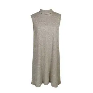 JENNAFER GRACE Mock Neck Tank Mini Dress