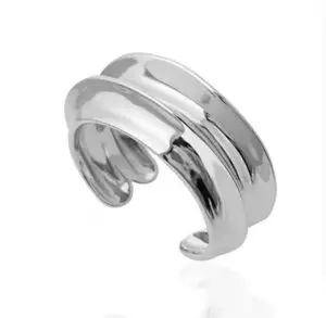ADRIANA PAPPAS DESIGNS Double Statet Cuff - Silver