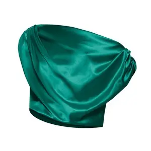 ANGELIKA JOZEFCZYK Satin Blouse Livia Emerald - Green