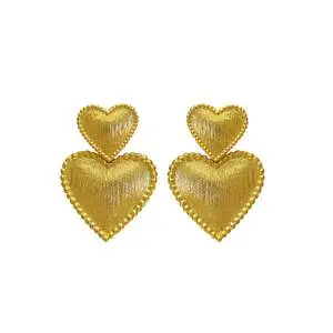 EYECONIC BY SAMAR AJRAM Heart Earrings - Gold