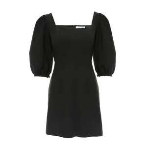 NORIA ANIS Puff Sleeve Square Neck Mini Dress