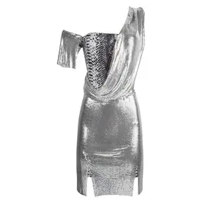 PALOMA LIRA Metal Dress - Silver