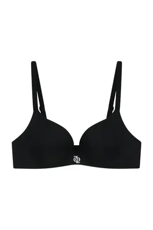 GOD SAVE QUEENS Second Skin Teardrop Bra - Black