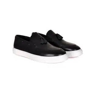 DAVID WEJ Bradford Tassel Sneakers - Black