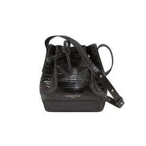 CARNEVALE Mini Telma Coco Bucket Bag - Black