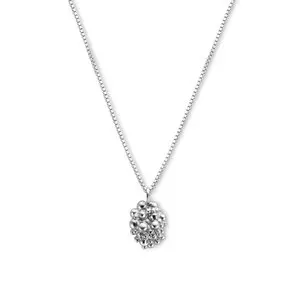 EVA REMENYI Céleste Deux Oval Necklace - Silver