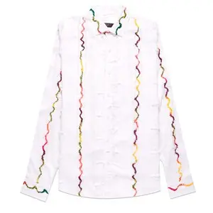 EIGHT X Francisco Artisan Edition Button Up Shirt - White