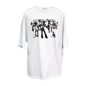 MAISON BOGOMIL Black / White T-shirt Retro Party In Black And White