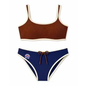 YORSTRULY Duet Surf Bikini Top Malt - Brown