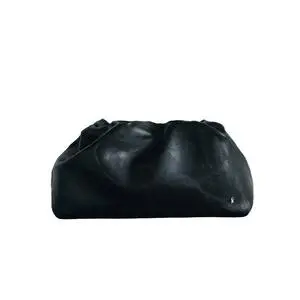 SUUD COLLECTION Cove Ruched Clutch - Black