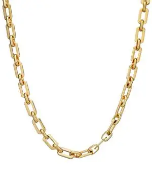 CRYSTALS AND CO Chunky Box Necklace Jw Gray/yellow